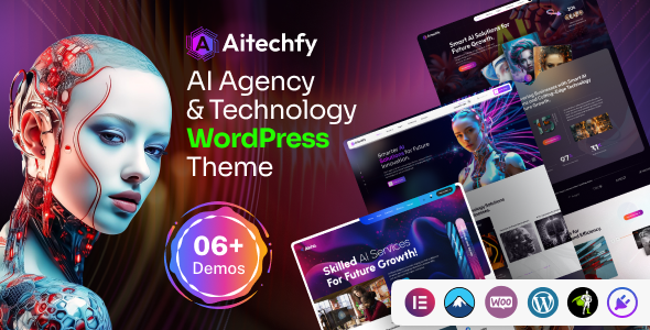 Aitechfy - AI Agency & Technology WordPress Theme by themexriver | ThemeForest